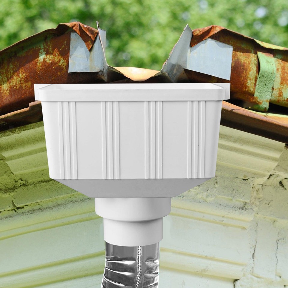 Roof Water Rainwater Harvesting System Garden Gutter Drain Rainwater ...