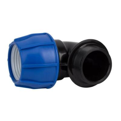 40mm x 1 1/4" BSP MALE METRIC ELBOW BLUE LINE POLY PIPE NORMA ...