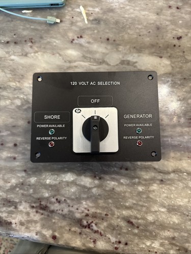 AC Rotary Switch Panel 2 Position 120V 30A Selector Switch Reverse ...