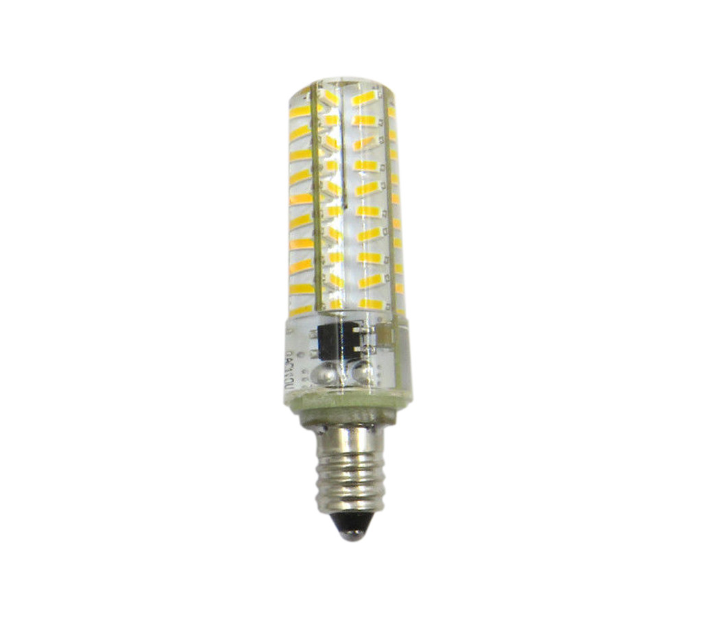 E10 Mini Base LED bulb 5W 110V/220V 80LED 4014 SMD Silicone Light Lamp ...