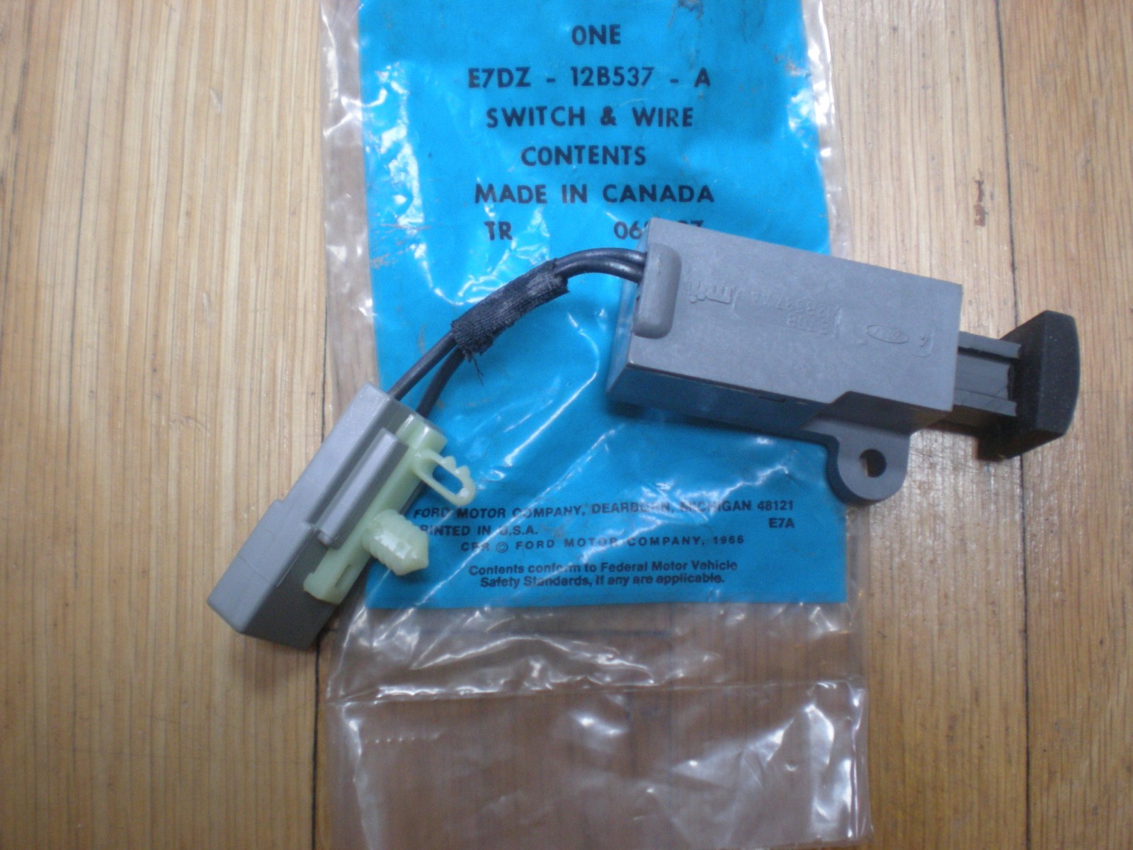 NOS 1986 - 1991 FORD TAURUS 3.0L ENGINE IDLE CONTROL SWITCH & WIRE ASY ...