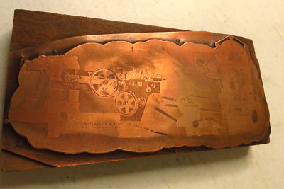 Binding, Embossing & Printing - Antique Copper Printing Plates