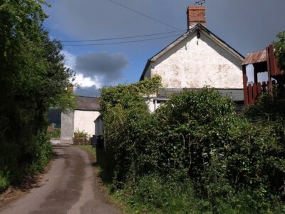 Photo 6x4 Buildings at Seven Ash Seven Ash/ST1533 A lane that forms a ...