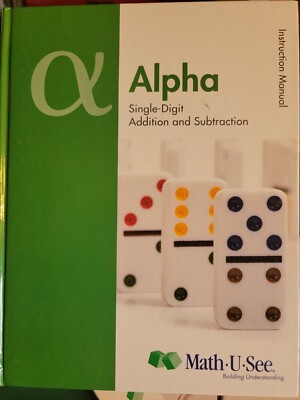 Alpha Instruction Manual by Math-U-See (2009, Hardcover) 9781608260034 ...
