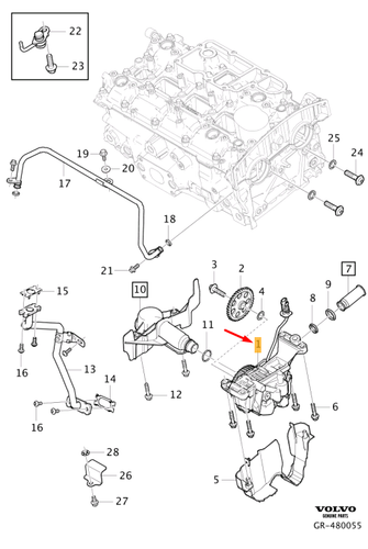 VOLVO XC60 MK2 Oil Pump 32240930 NEW GENUINE | eBay