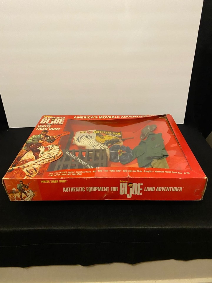 GI JOE "WHITE TIGER HUNT" WITH ORIGINAL BOX VINTAGE ORIGINAL 1973 | eBay