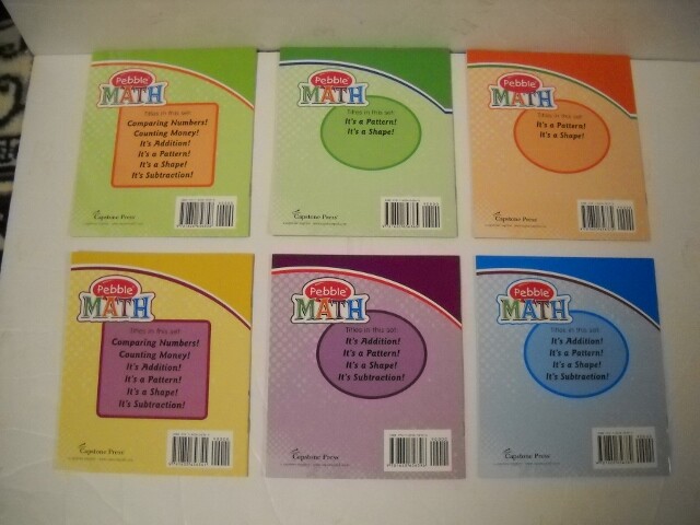 Pebble Math 6 Non-Fiction Rhyming Paperback Book Set Brand New Rare ...
