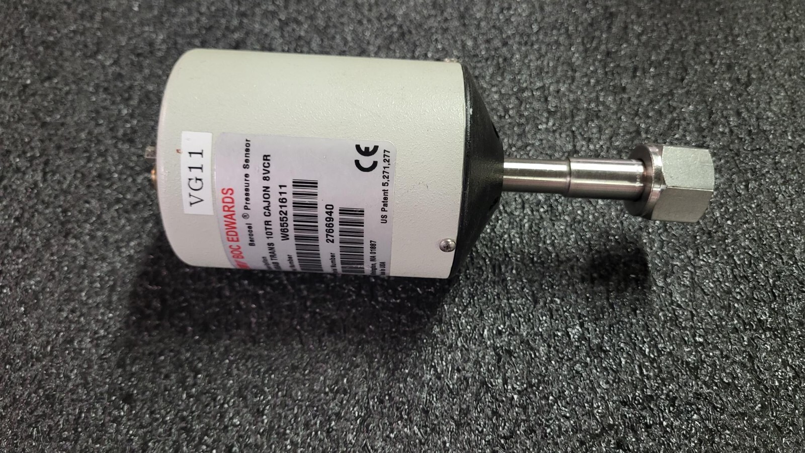 Edwards+W65521611+Pressure+Sensor+Barocel+655AB+Trans+10TR+CAJON+8VCR ...