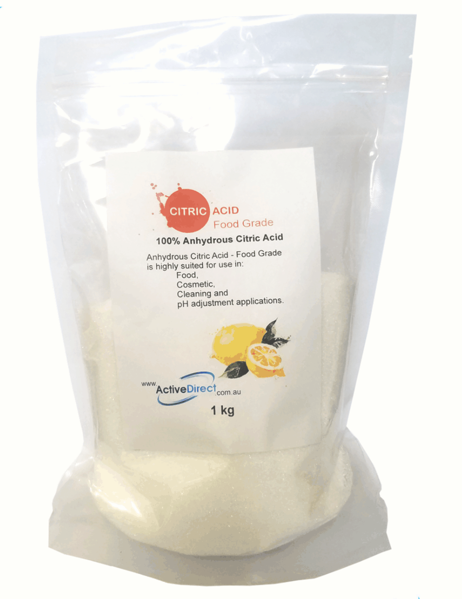 Citric Acid Food Grade Anhydrous 1KG Bag or Pouch 1 KG 100% HS | eBay ...