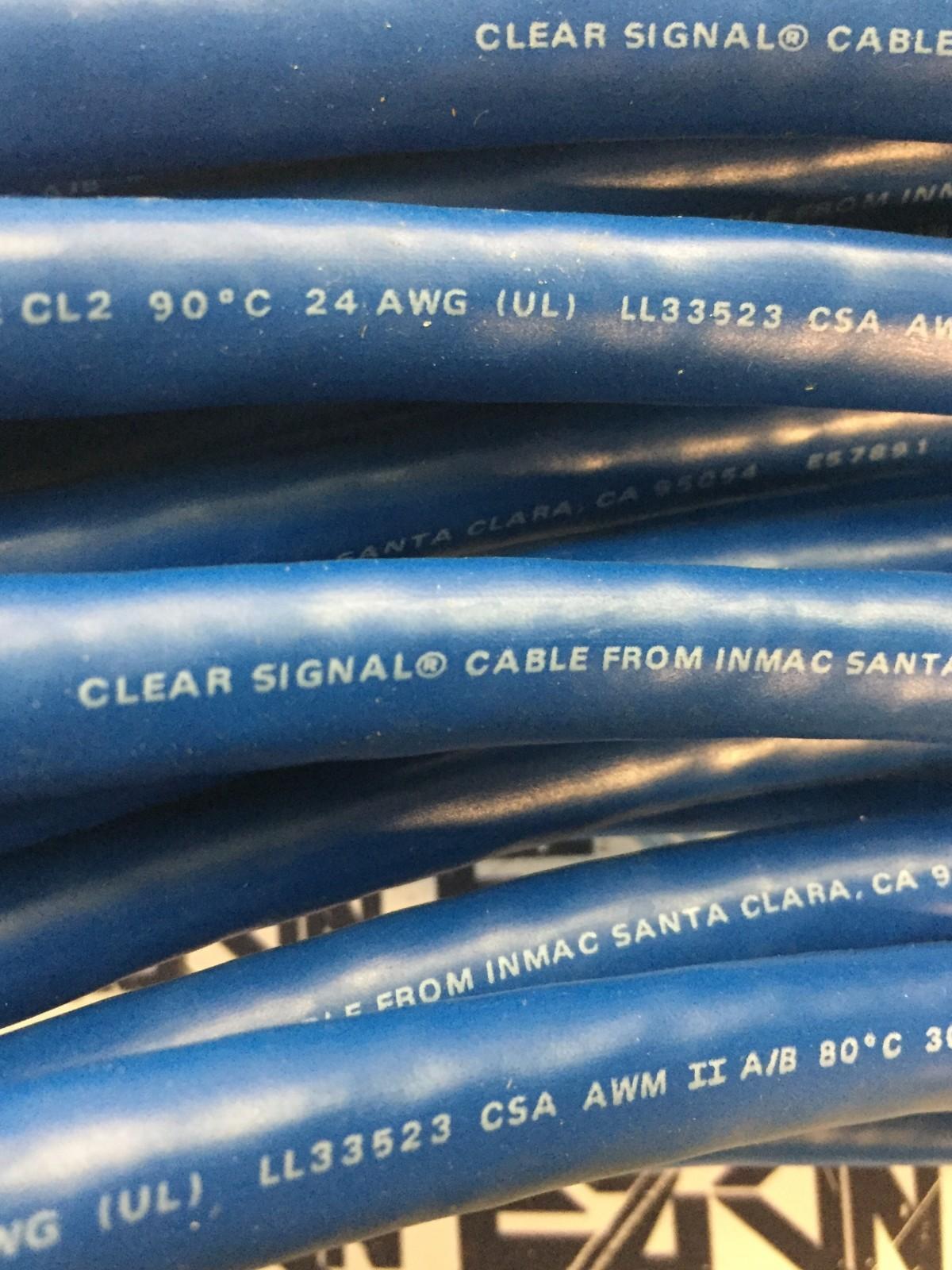 Inmac E57891 Clear Signal Cable Type CL2 24 AWG LL33523 CSA AWM II 300V ...