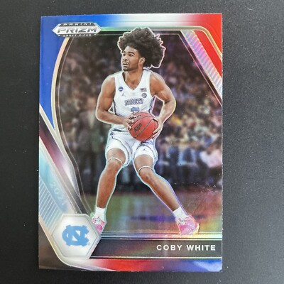 Coby White 2021-22 Panini Prizm Draft Picks - Red White & Blue | eBay