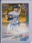 2017 Topps Now Alex Wood Gold Auto Postseason Autograph #PS-17E #d 1/1 ...
