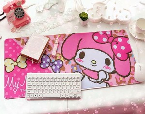 Cute Rectangle My Melody PC Computer Mouse Pad Thin Comfort Large Mat ...