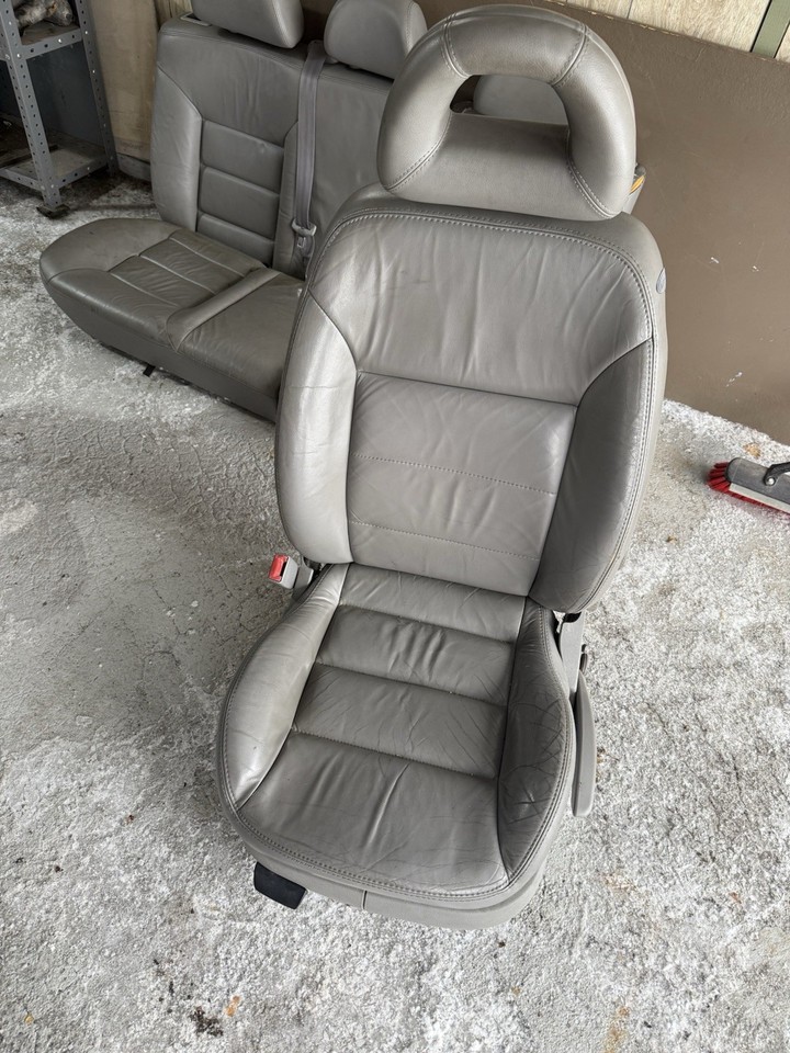 Mk4 2000-2004 Volkswagen Grey Leather Interior Front And Rear Seat ...