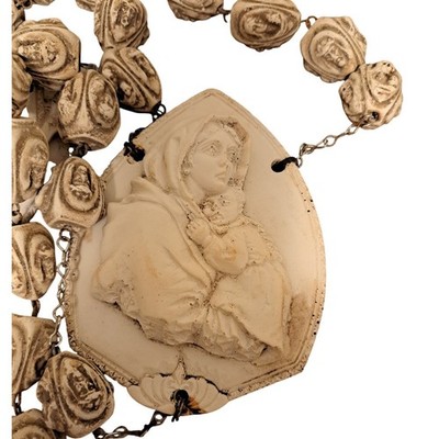 Wall Hanging Rosary Beads Virgin Mary Crucifix Jesus Christ | eBay
