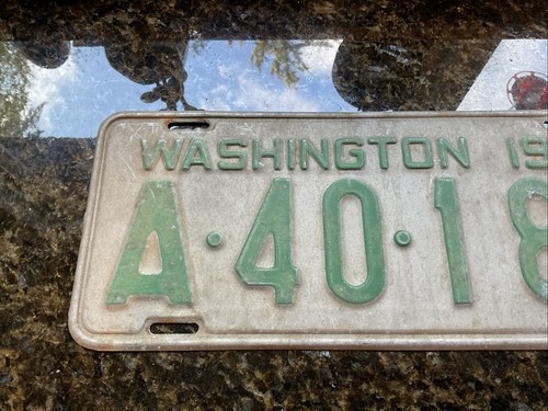 Vintage 1949 WASHINGTON State License Plate Plates King County | eBay
