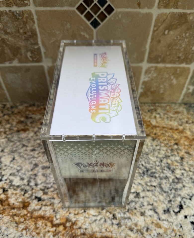 4X Acrylic ETB Display Cases with Magnetic Lids – Pokémon Elite Trainer ...