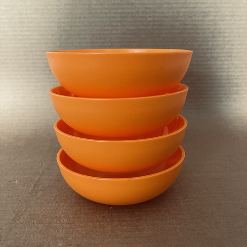 Tupperware Radiance Allegra Mini Bowls (Set of 4) Orange Chic Dining ...