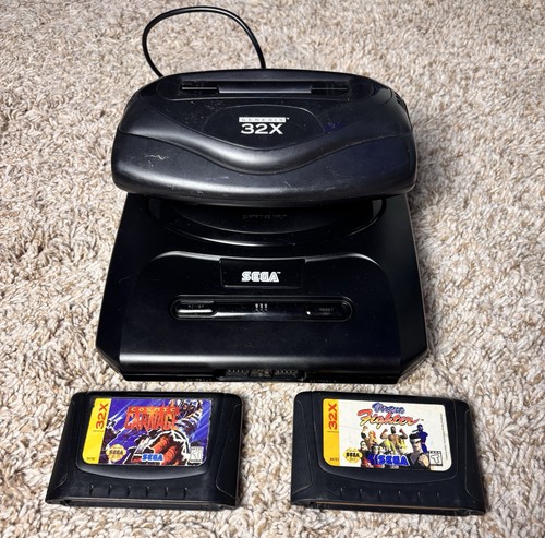 Sega Genesis And 32X Bundle With Two Games - Modded LED! Tested/Works ...