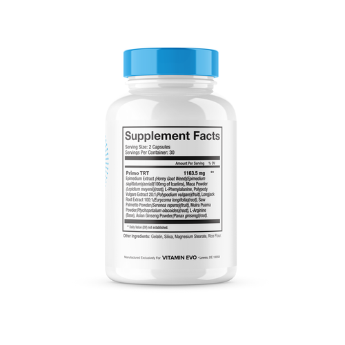 (2 Pack) Primo TRT Pills for Men, PrimoTRT ME Male Health Support (120 ...