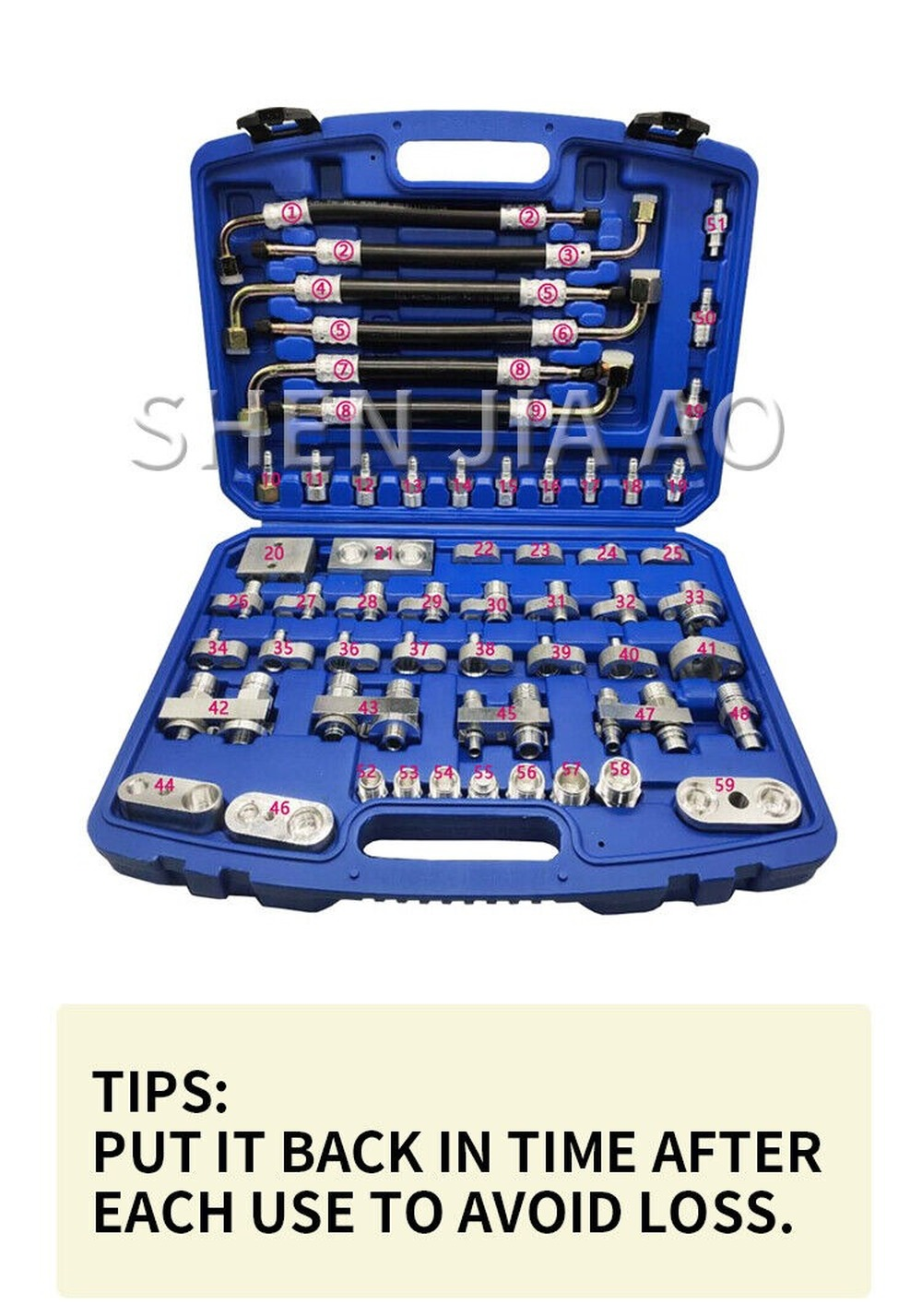 Car A/C Leak Detection Leakage Plugging Tool Leak Detection Connector ...