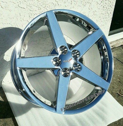 CHROME C6 STYLE CORVETTE WHEELS FITS: 1997-2004 C5 Corvette 18/19 ...