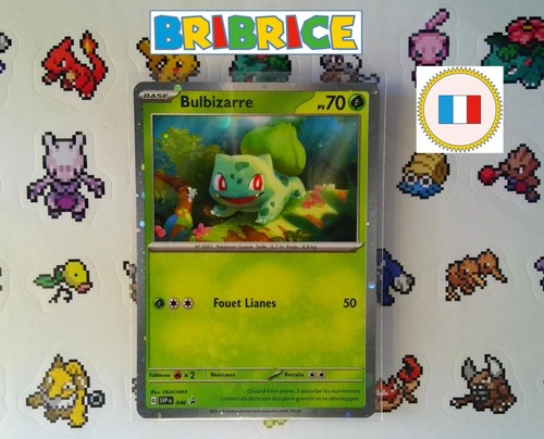 Carte pokemon Bulbizarre Bulbasaur SVP PROMO 046/220 COSMOS HOLO FR | eBay