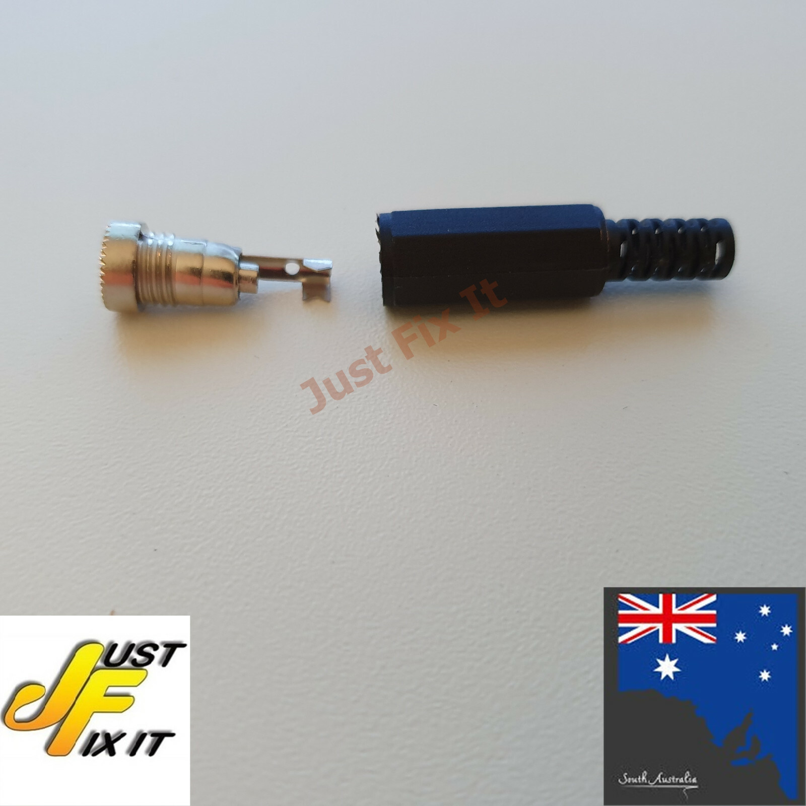 In Line DC Power Connector Mounting Method in Line black plastic. | eBay