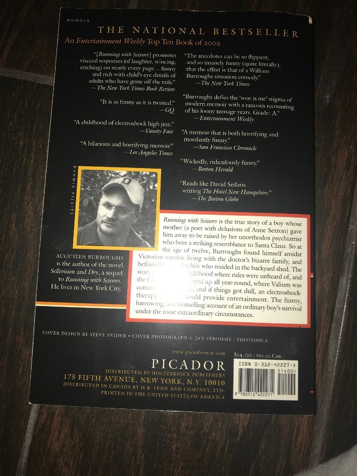 Running with Scissors : A Memoir by Augusten X. Burroughs (2003 ...