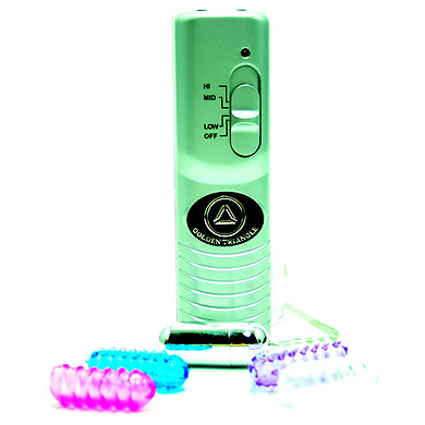 Golden Triangle Bullet Blaster Kit Vibe Vibrator With 4 Silicone ...