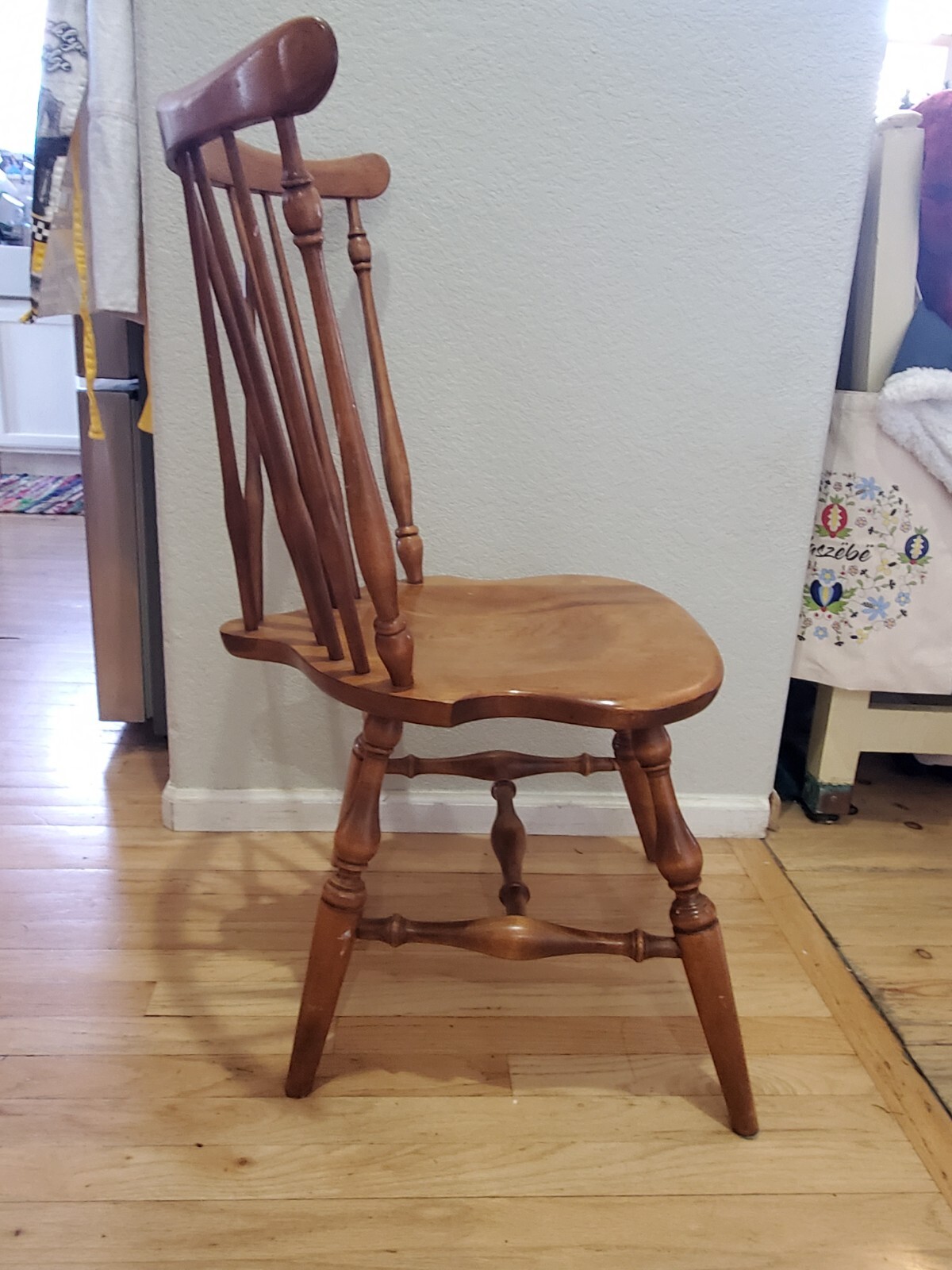 Ethan Allen Heirloom Nutmeg Maple Dining room chairs set of 4 | eBay