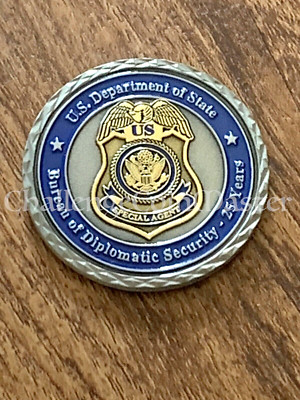 E20 Diplomatic Security Service OSAC Challenge Coin | eBay