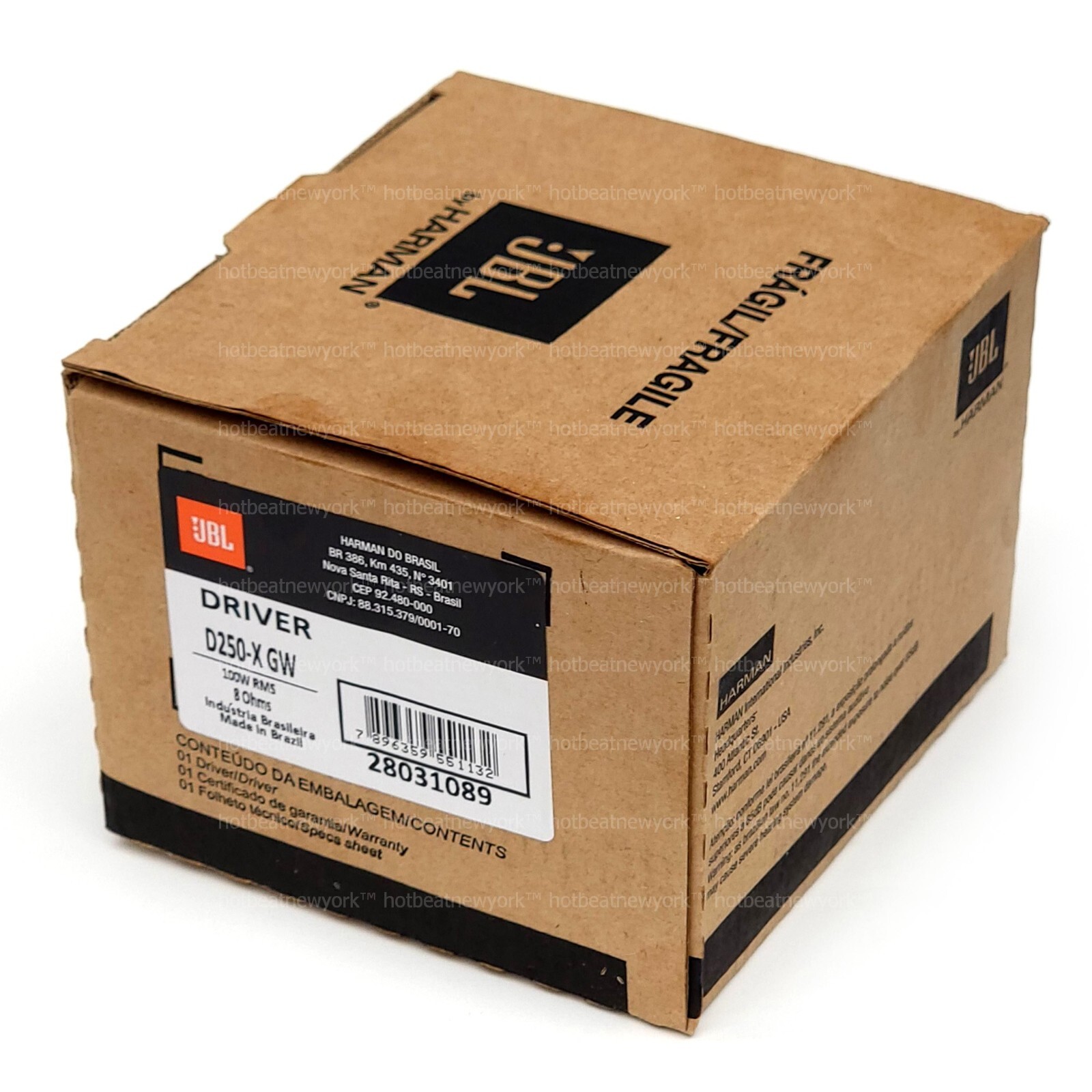 2 x Pack JBL Selenium D250-X GW Midrange Compression 1-inch Horn Driver ...