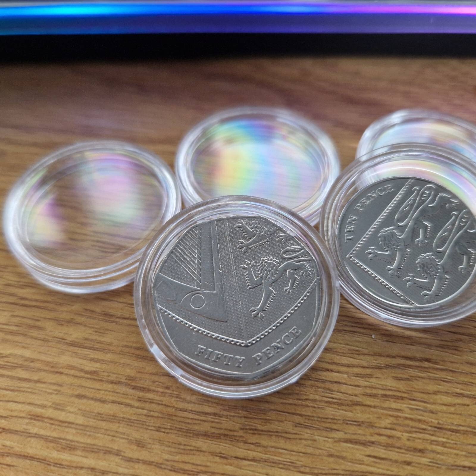 COIN CAPSULES ALL SIZES From 10mm to 60mm Capsules Holder 10 20 50 100 ...