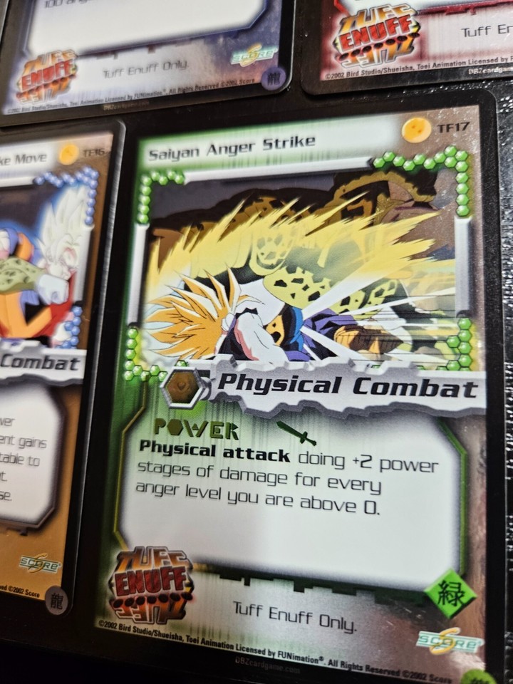 DBZ CCG 2002 Dragonball Z TCG Tuff Enuff Promo Limited Edition 20 of 22 ...