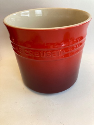 Le Creuset Large Utensil Crock Red Ombre NEW decor ha | eBay