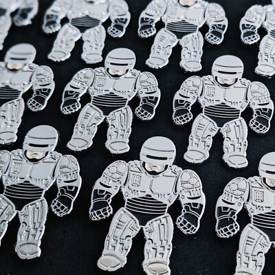 Wrestling Enamel Pin - Robocop Wrestling Buddy (WWE WCW CAPITAL COMBAT ...