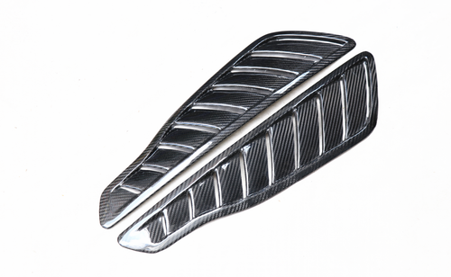 Carbon Fiber Front Vent Fender Side Air Flow Intake Vents For Mercedes ...