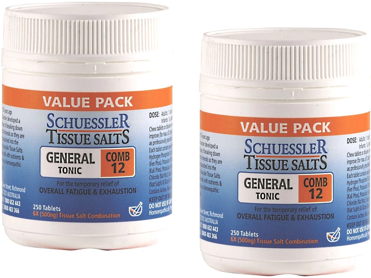 Schuessler Tissue Salts General Tonic Combination 12, 41% OFF