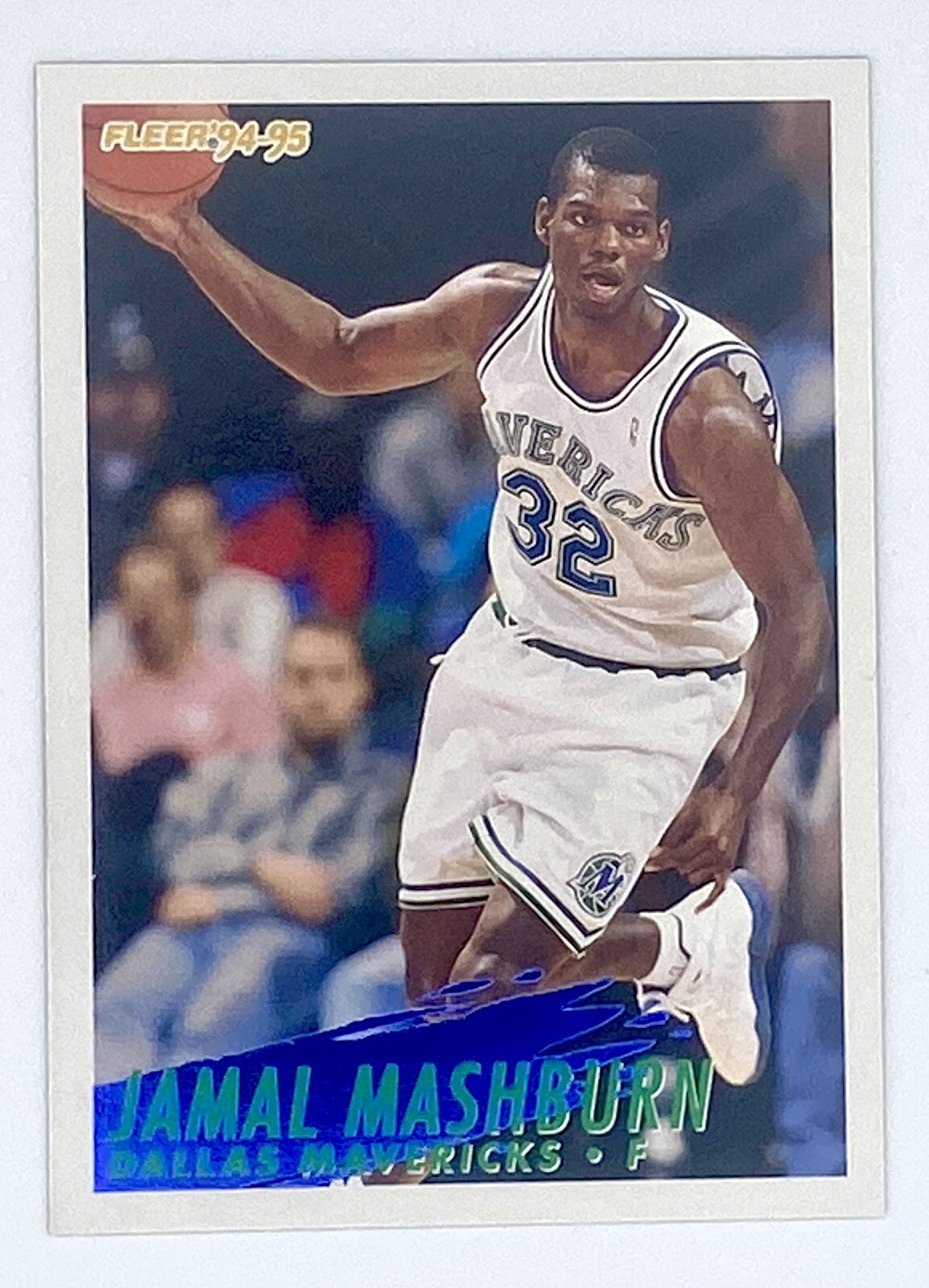1994-95 Fleer JAMAL MASHBURN Dallas Mavericks NM/MT basketball card #53 ...