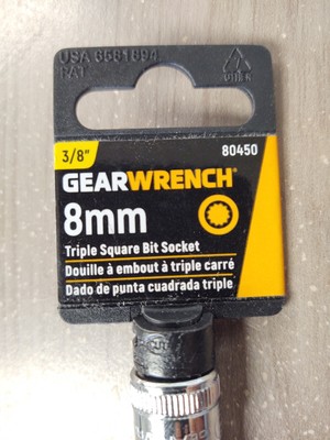 Gearwrench 8mm 80450 Triple Square Socket | eBay