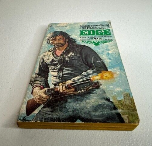 EDGE: TEN TOMBSTONES By George G. Gilman 1976 violent western pulp ...