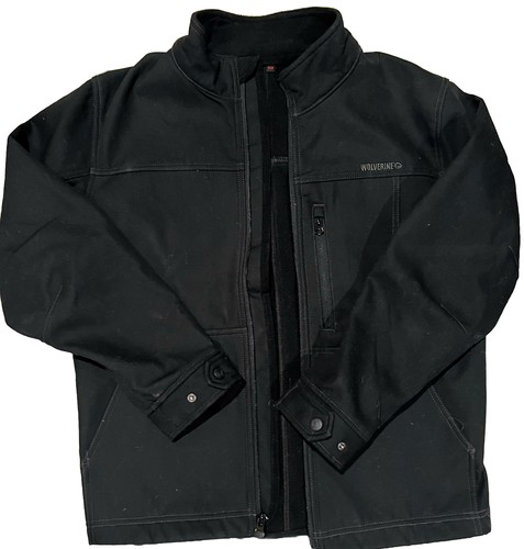 NEW WOLVERINE MENS ZIP UP JACKET SNAP SLEEVES SIZE MEDIUM DARK BLUE | eBay