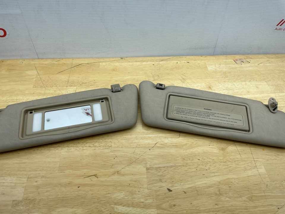 1994-1995 MERCEDES E320 W124 FRONT WINDSHIELD LEFT & RIGHT SUN VISOR ...