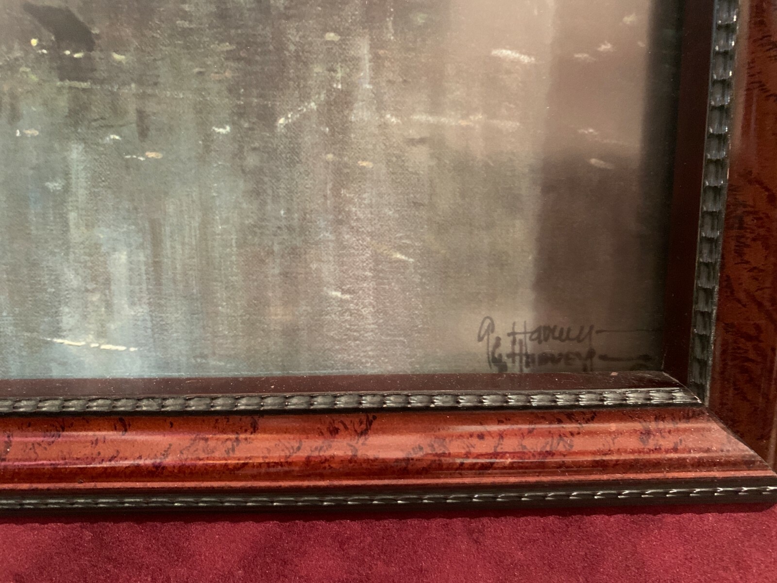 G. Harvey Signed Limited Edition Print "A Touch of Spring" 1049/3550 ...
