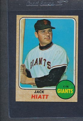 1968 Topps #419 Jack Hiatt Giants EX/MT *1871 | eBay
