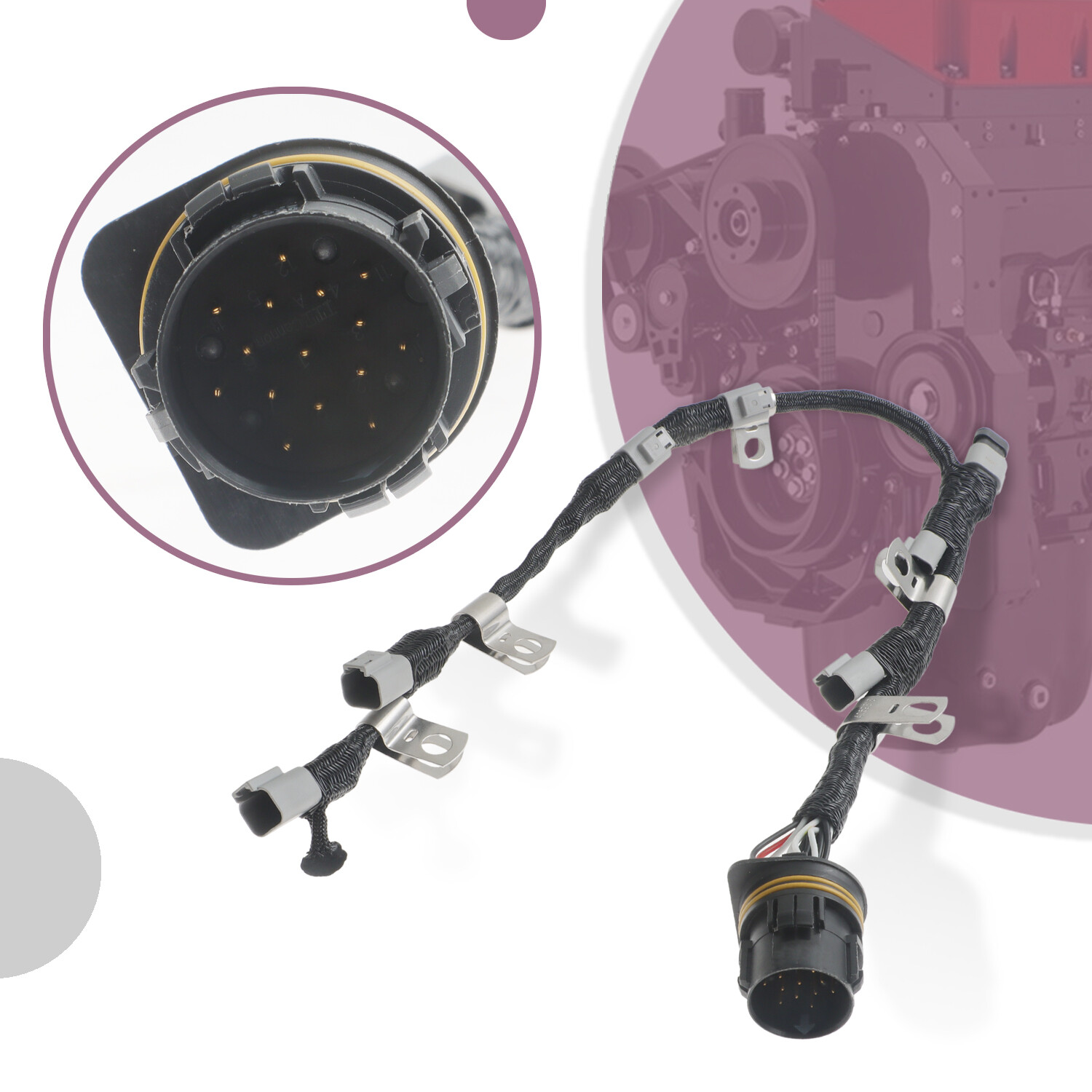 Injector Wire Harness Fit for Cummins Engine ISM11 QSM11 2864516 | eBay