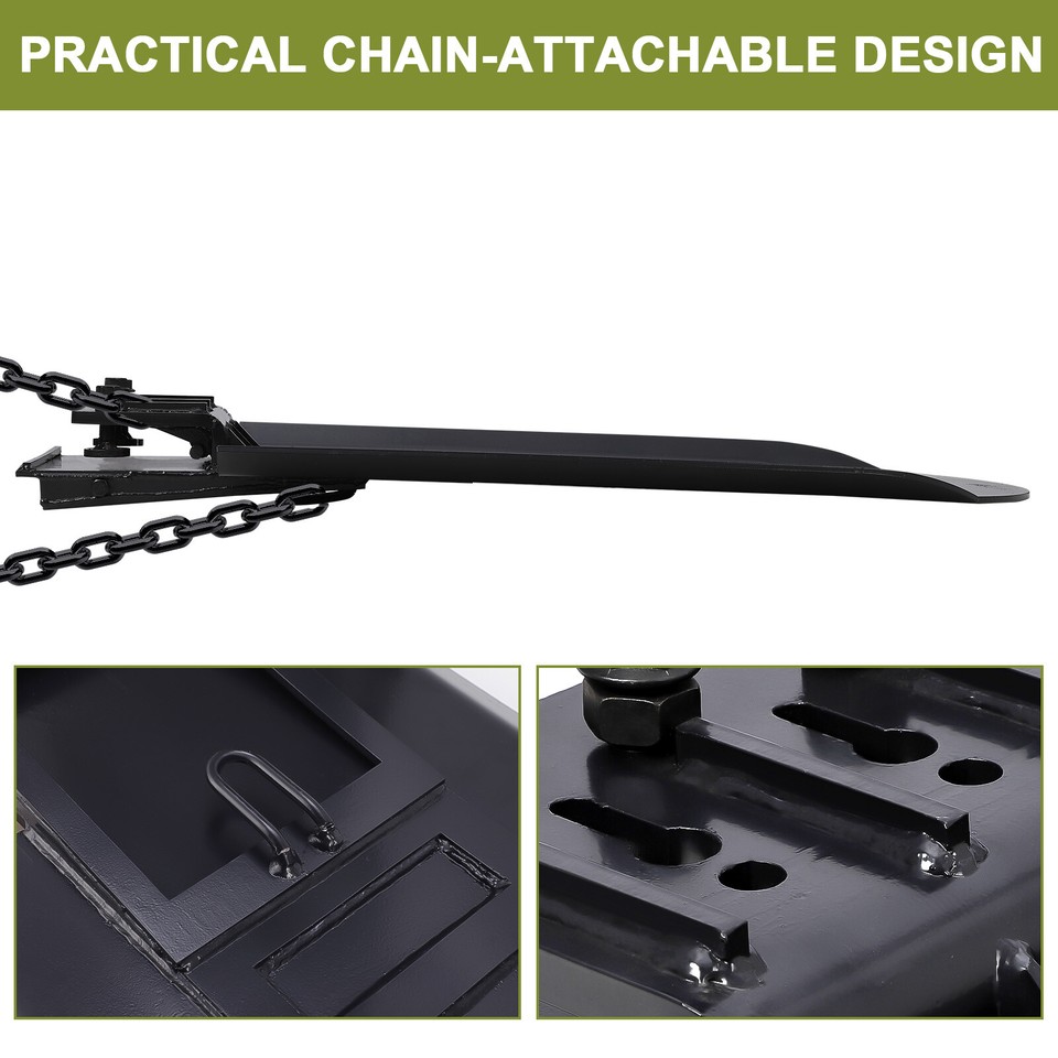Clamp On Quick Spade 46" x 19" Attachment for Skid Steer, Tractor ...