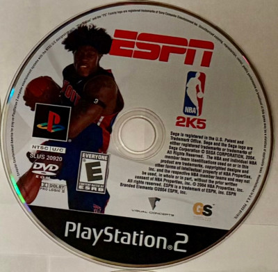 ESPN NBA 2K5 Sony Playstation 2 PS2 - Disc Only 710425276163| eBay