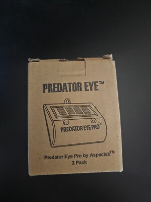 Aspectek Solar Powered Predator Eye Pro Night Wild Animal Repeller 2 ...